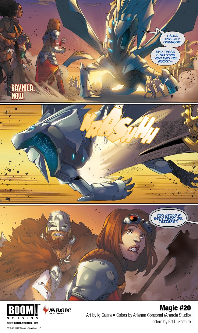 Boom Comics Exclusive from Finale Issue #20 | Article by Vorthos Mike